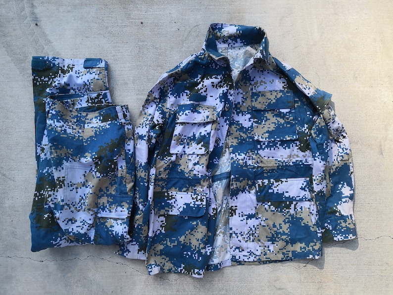 Surplus Chinese Military PLA BDU Uniform Type 07 Oceanic | Etsy