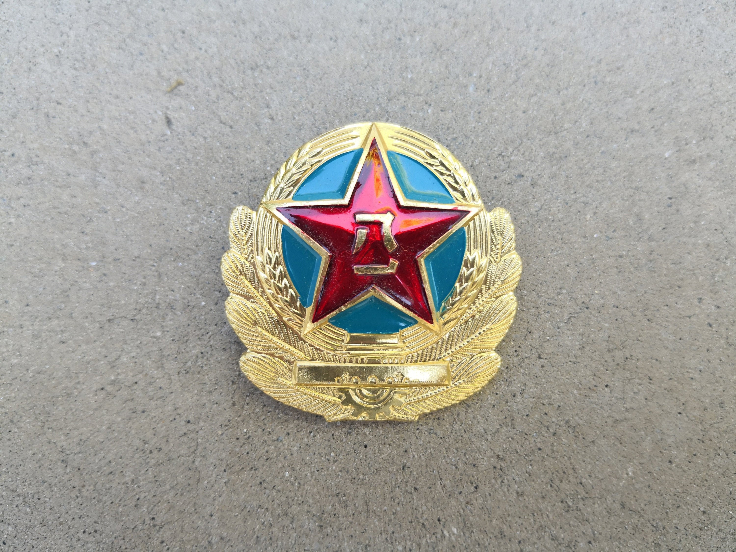Chinese People's Liberation Army Surplus Military Emblem - Etsy UK