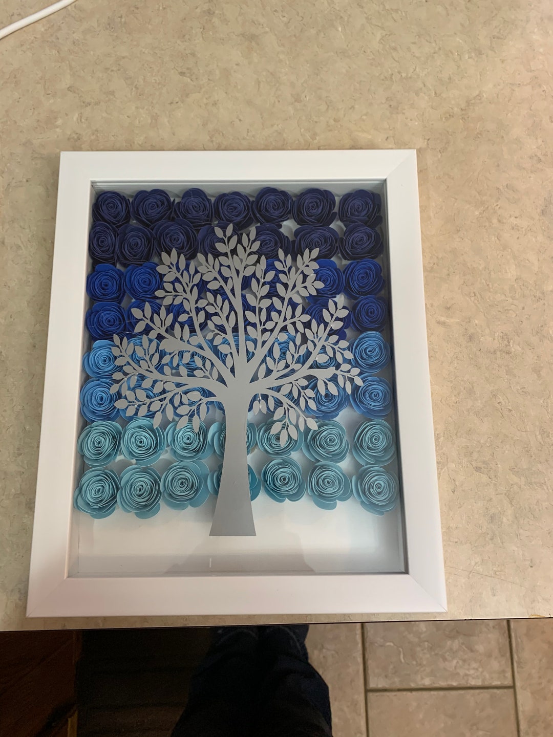 Family Tree Shadow Box - Etsy