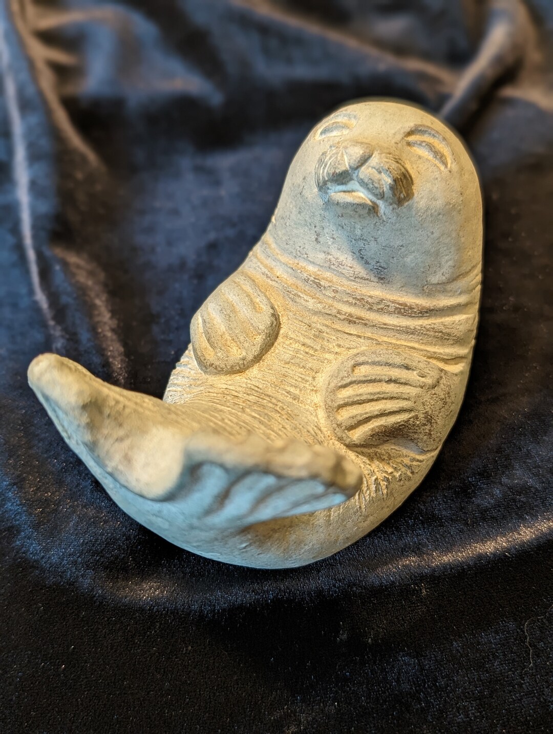 RARE Isabel Bloom Signed 1993 Baby Walrus Concret Sculpture HEAVY - Etsy