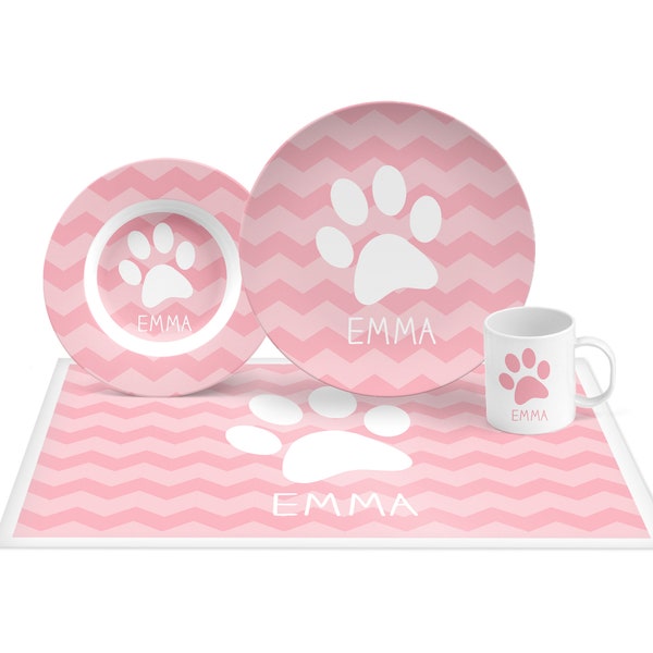 Puppy Paw Plate - Etsy