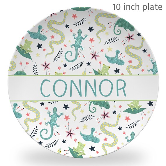 Reptile Plate Snake Lizard Frog Plate Heavy Weight - Etsy