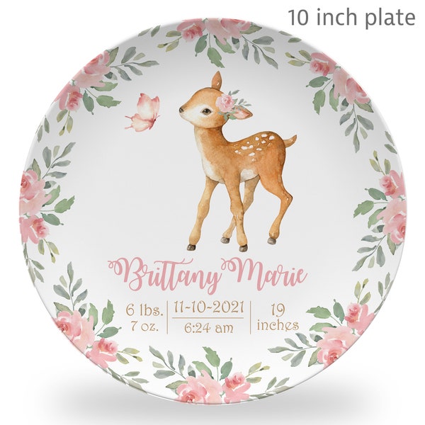 Baby Birth Plate - Etsy