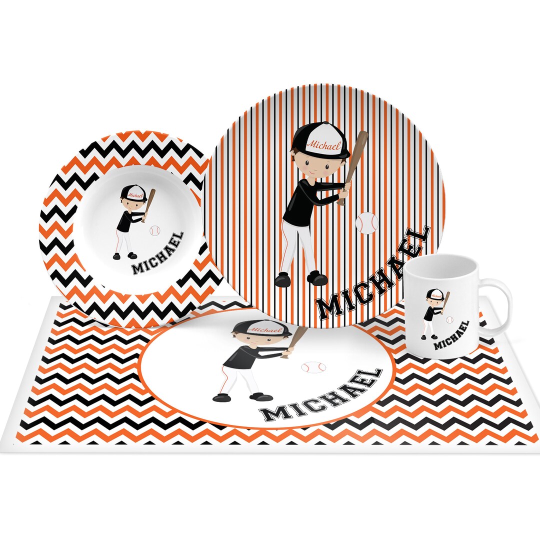 Baseball Keepsake Plate in Your Choice of Color, Keepsake or Daily Use ...