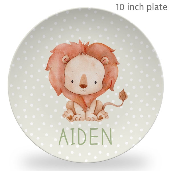 Lion Plate - Etsy