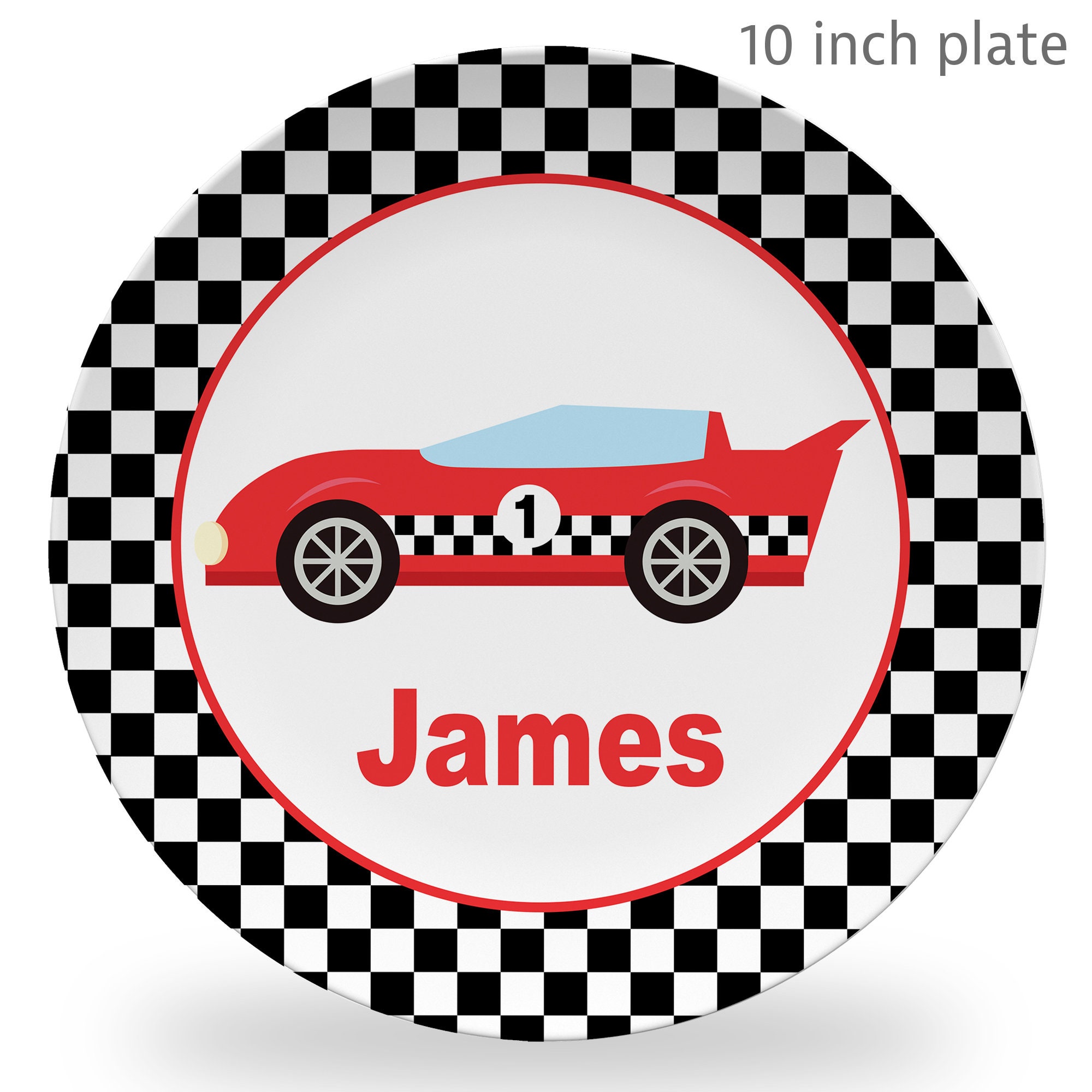 Race Car Plate Personalized Car Plate With Name Boy Gift | Etsy