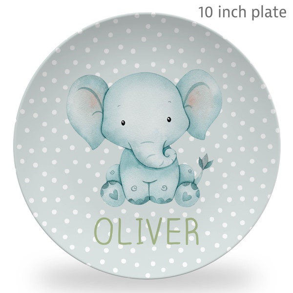 Elephant Plate - Etsy