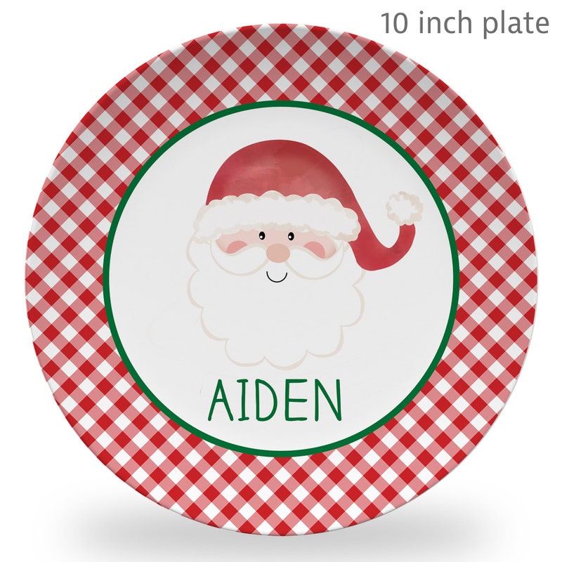 Santa Claus Plate - Etsy