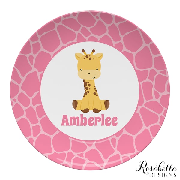 Giraffe Name Plate - Etsy