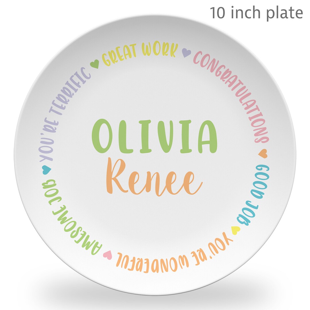 Congratulations Plate You're Special Plate Personalized Plate With Name ...