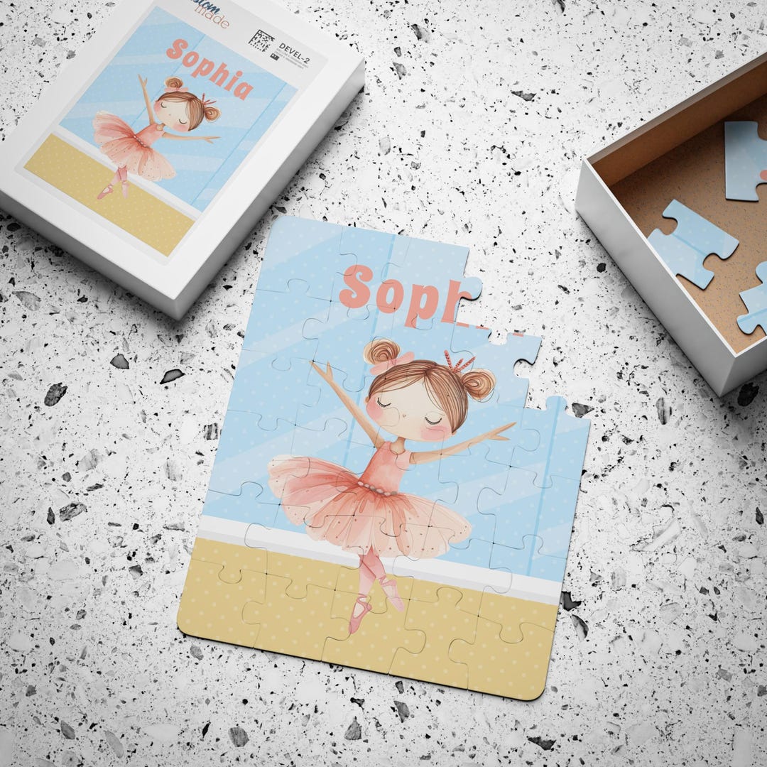 Personalized Ballerina Puzzle Gift for Kids Ballet Puzzle 30 Piece ...