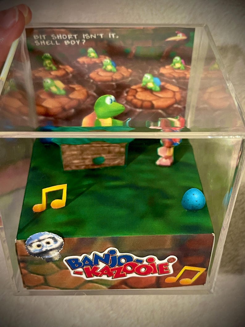 Banjo Kazooie Diorama | Bubblegloop Swamp Level - Etsy