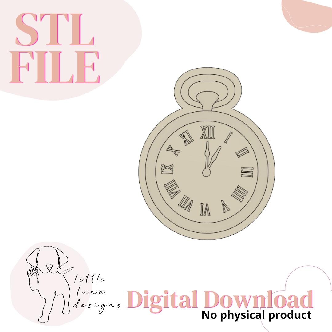 Pocket Watch Debosser and Cutter - STL FILE - Digital Product - Etsy