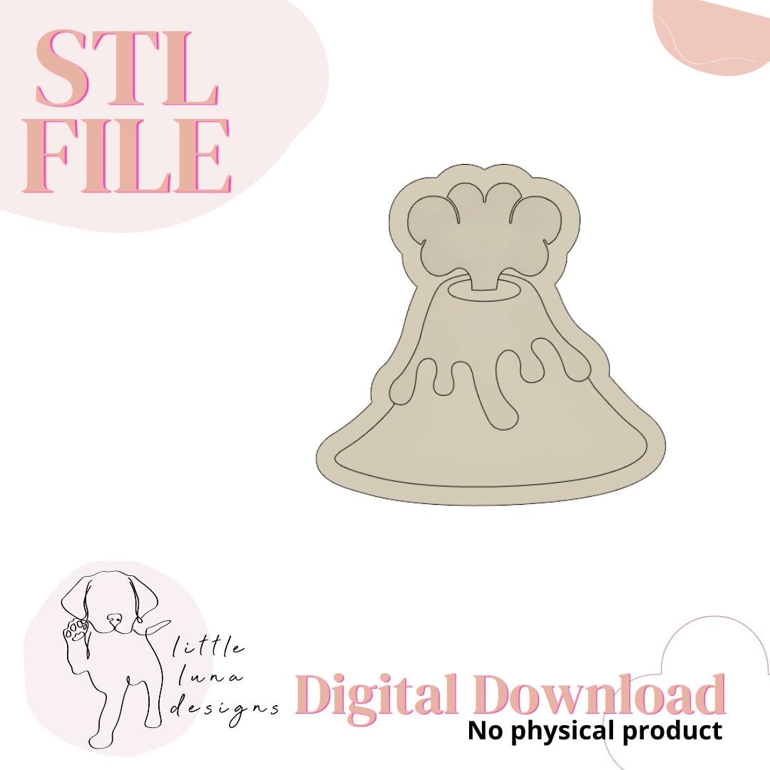 Volcano Debosser and Cutter - STL FILE - Digital Product - Etsy