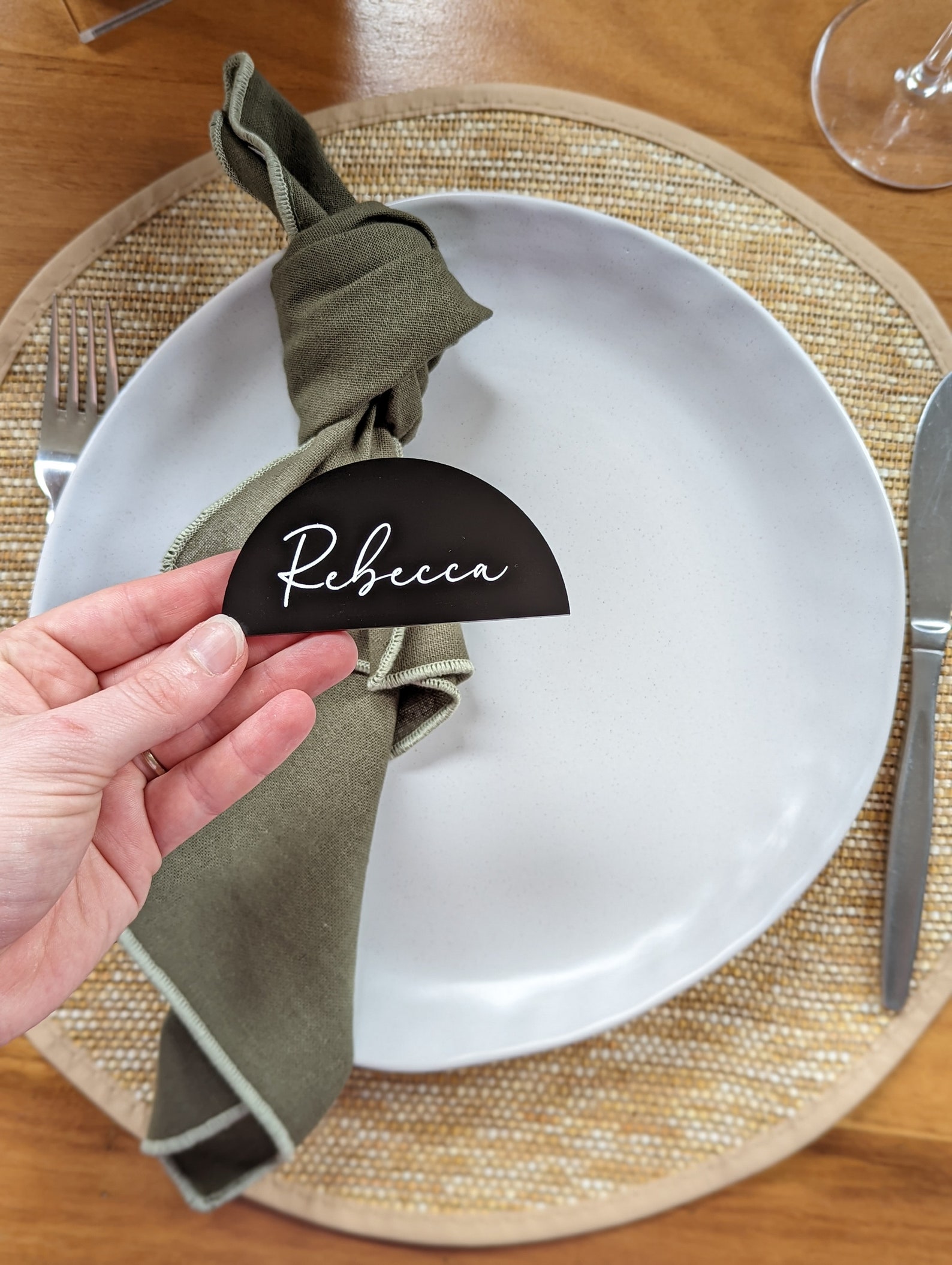 Acrylic Place Cards - Etsy