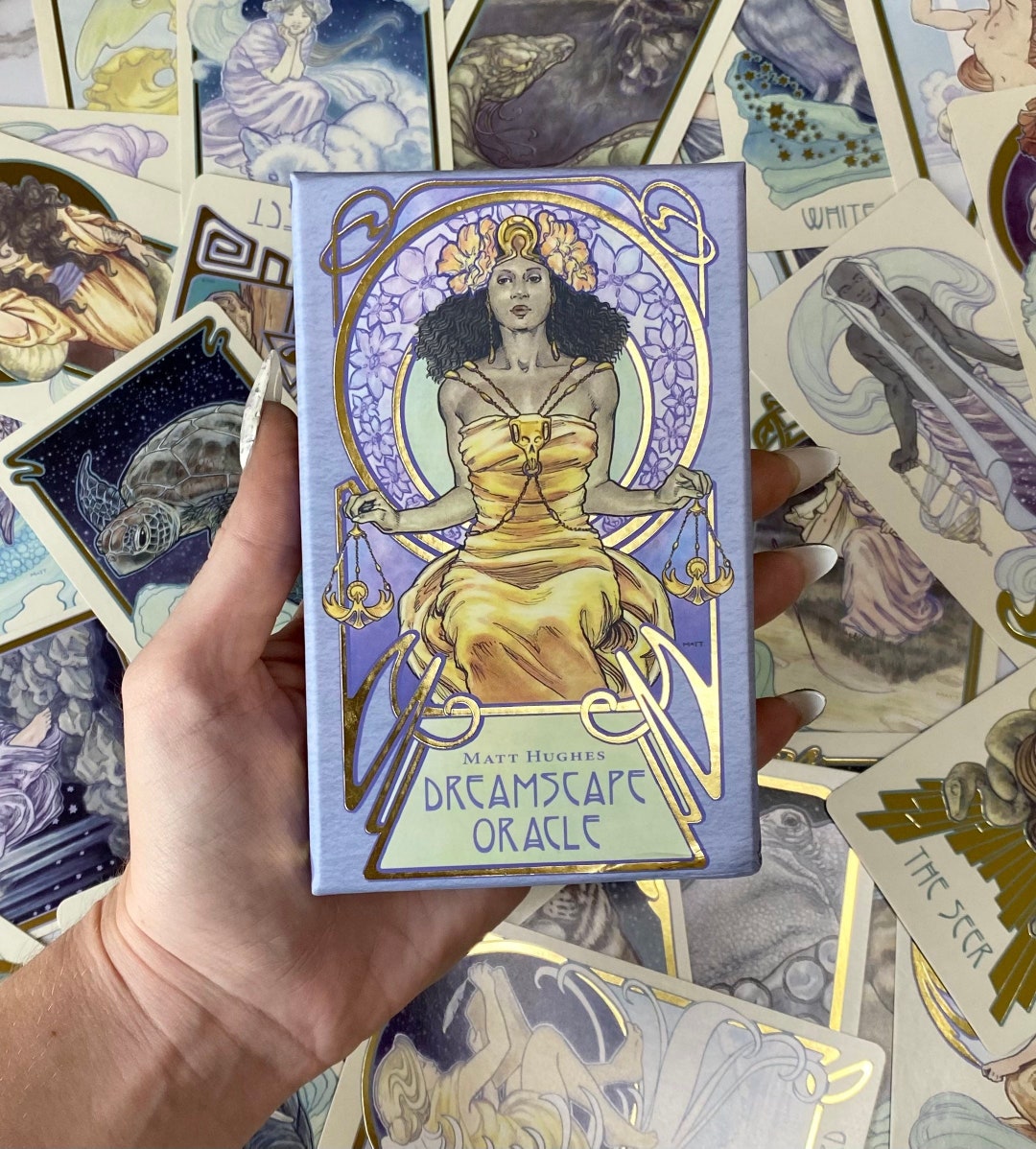 Dreamscape Oracle Card Deck With Guidebook - Ethereal Visions Companion ...