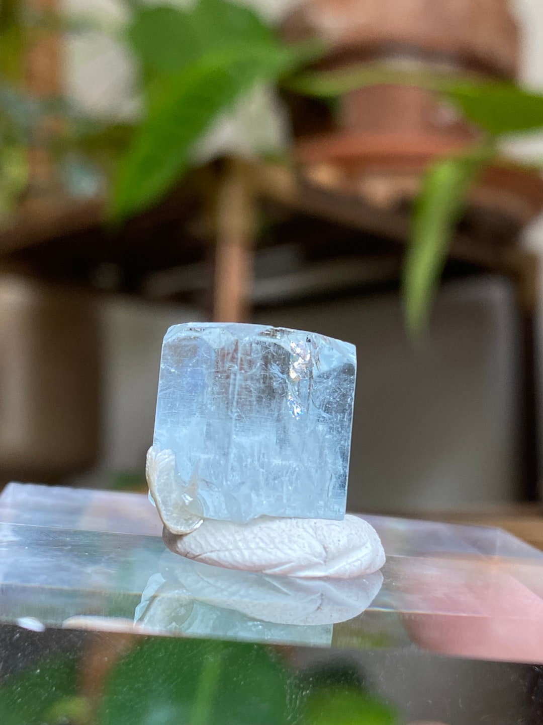 Aquamarine Full Termination High-grade Crystal With Mica Blade - Etsy
