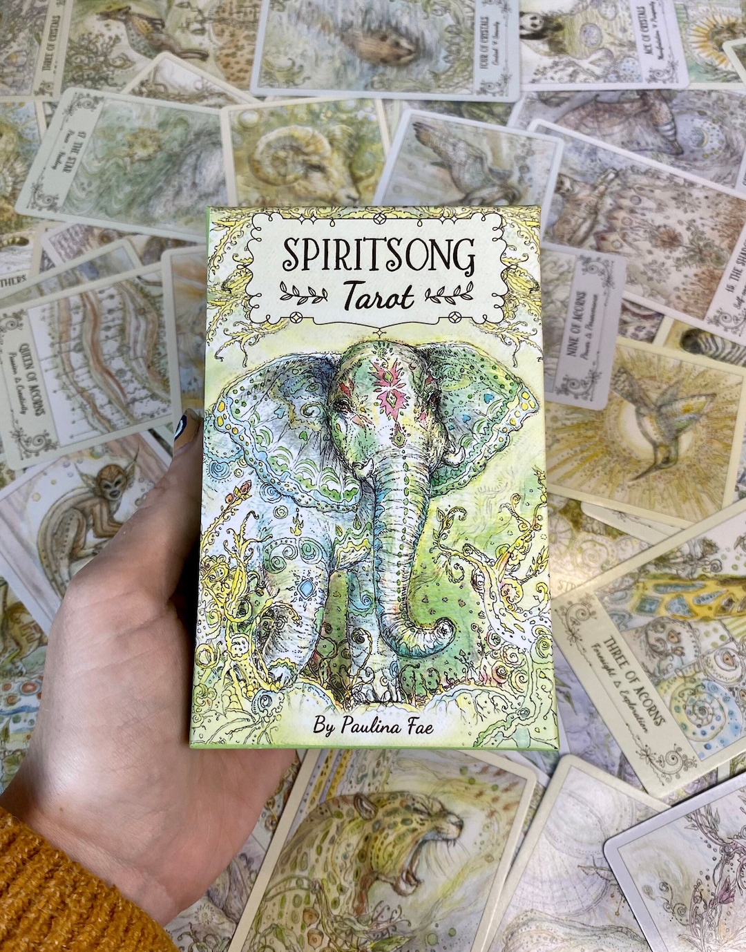Spiritsong Tarot Card Deck With Guidebook Animal Oracle Cards - Etsy