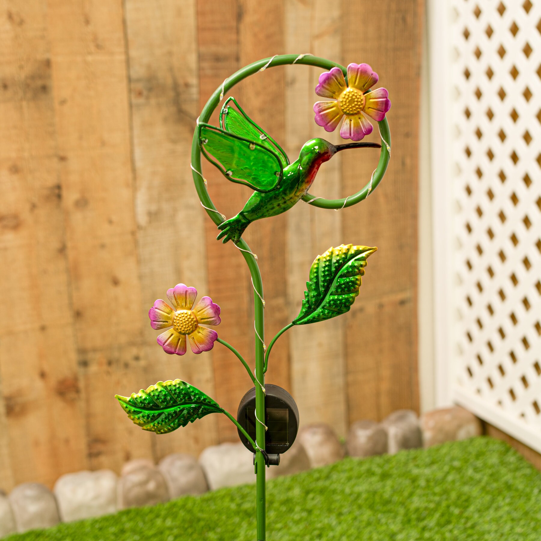 Solar Hummingbird Stake Light - Etsy