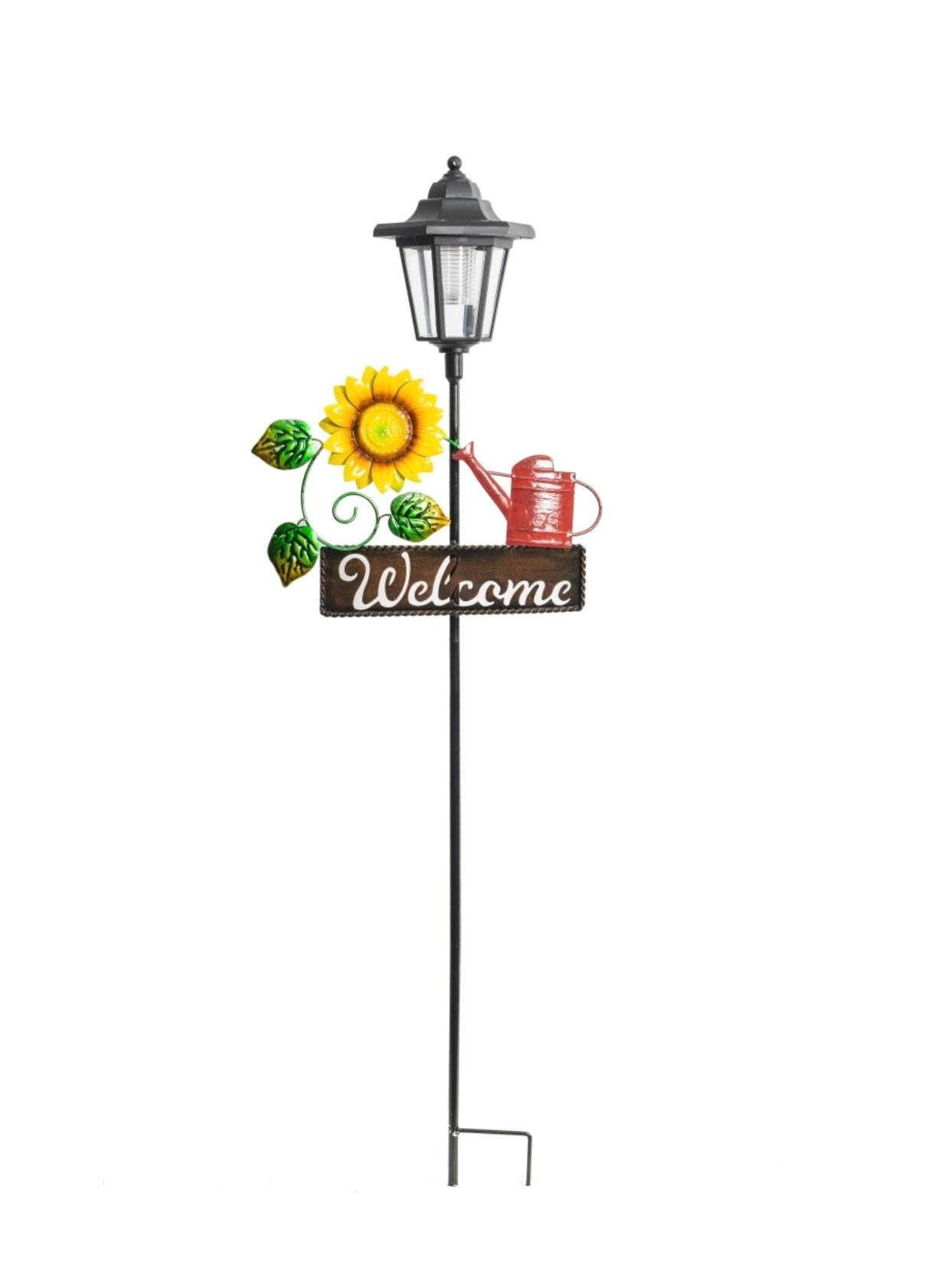 Watering Can Welcome Sign Solar Stake - Etsy