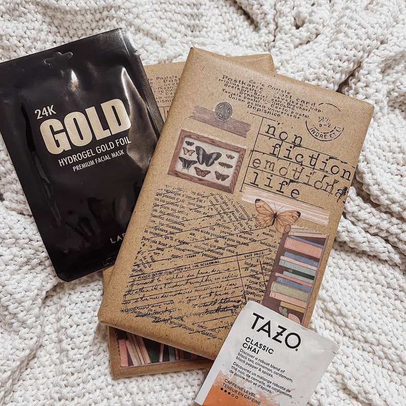 Blind Date With A Book Gift Set | Mystery Book | Self Care Kit - Etsy