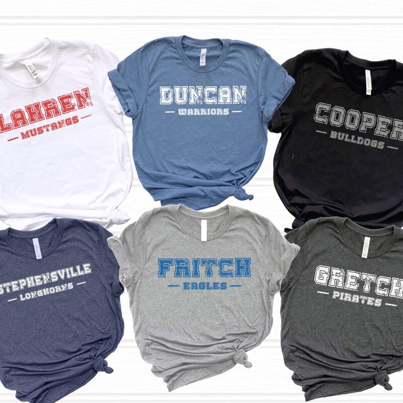 Team Spirit Shirts - Etsy