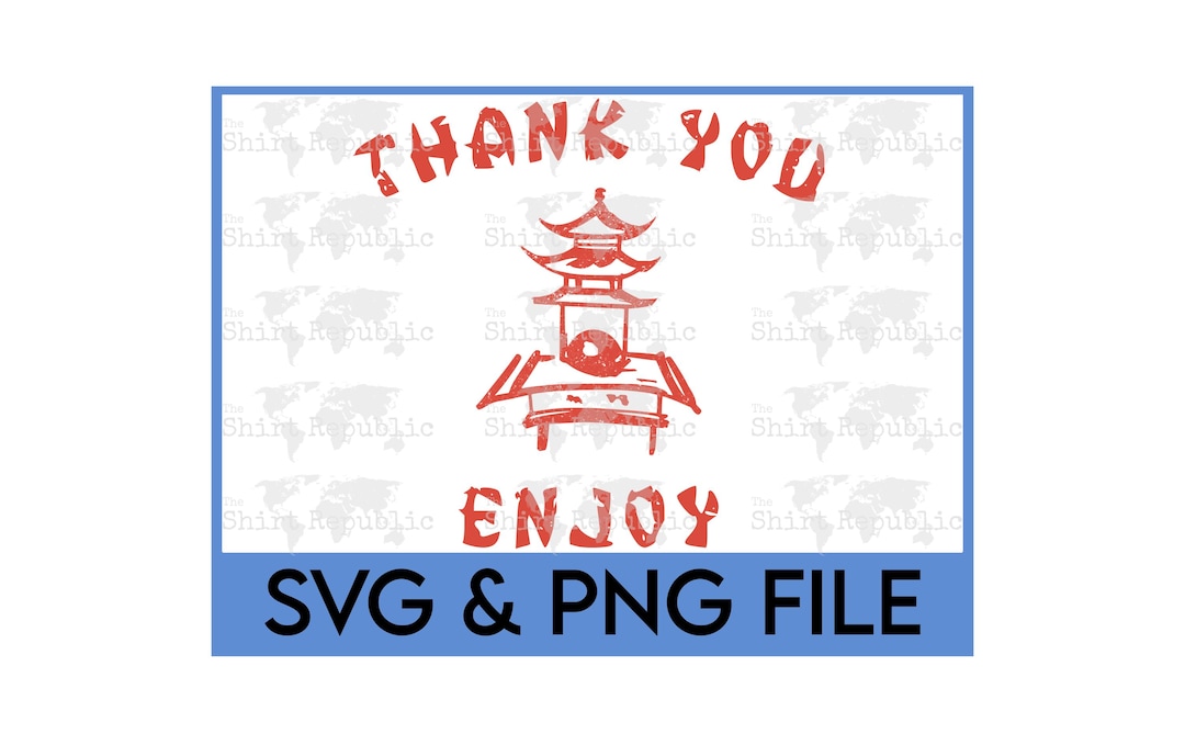 Chinese Takeout Digital, Take Out Enjoy, Foodie Graphic, Pagoda Chinese ...