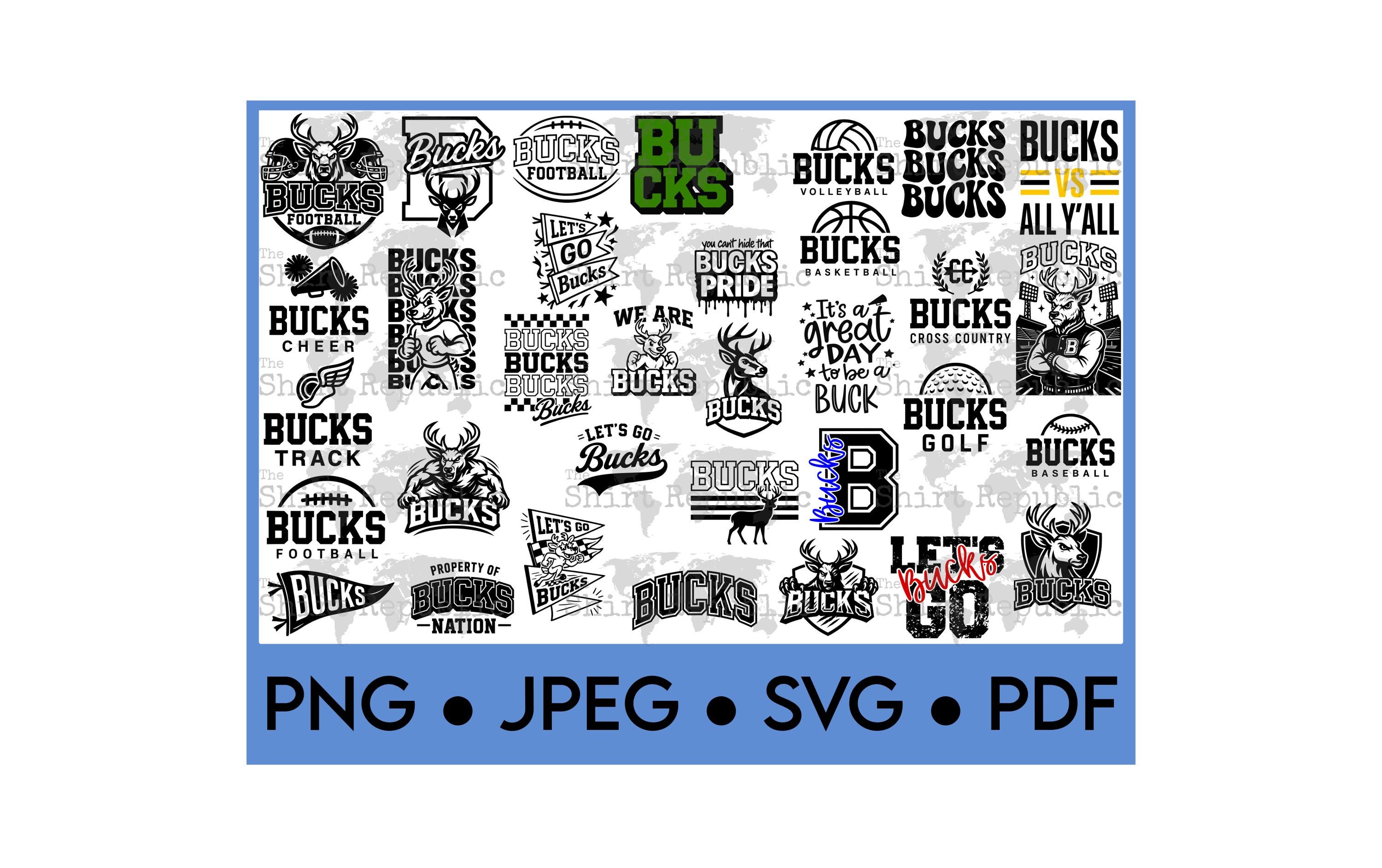High School, Buck Custom, Buck Mascot, Buck Volleyball, Go Bucks SVG ...