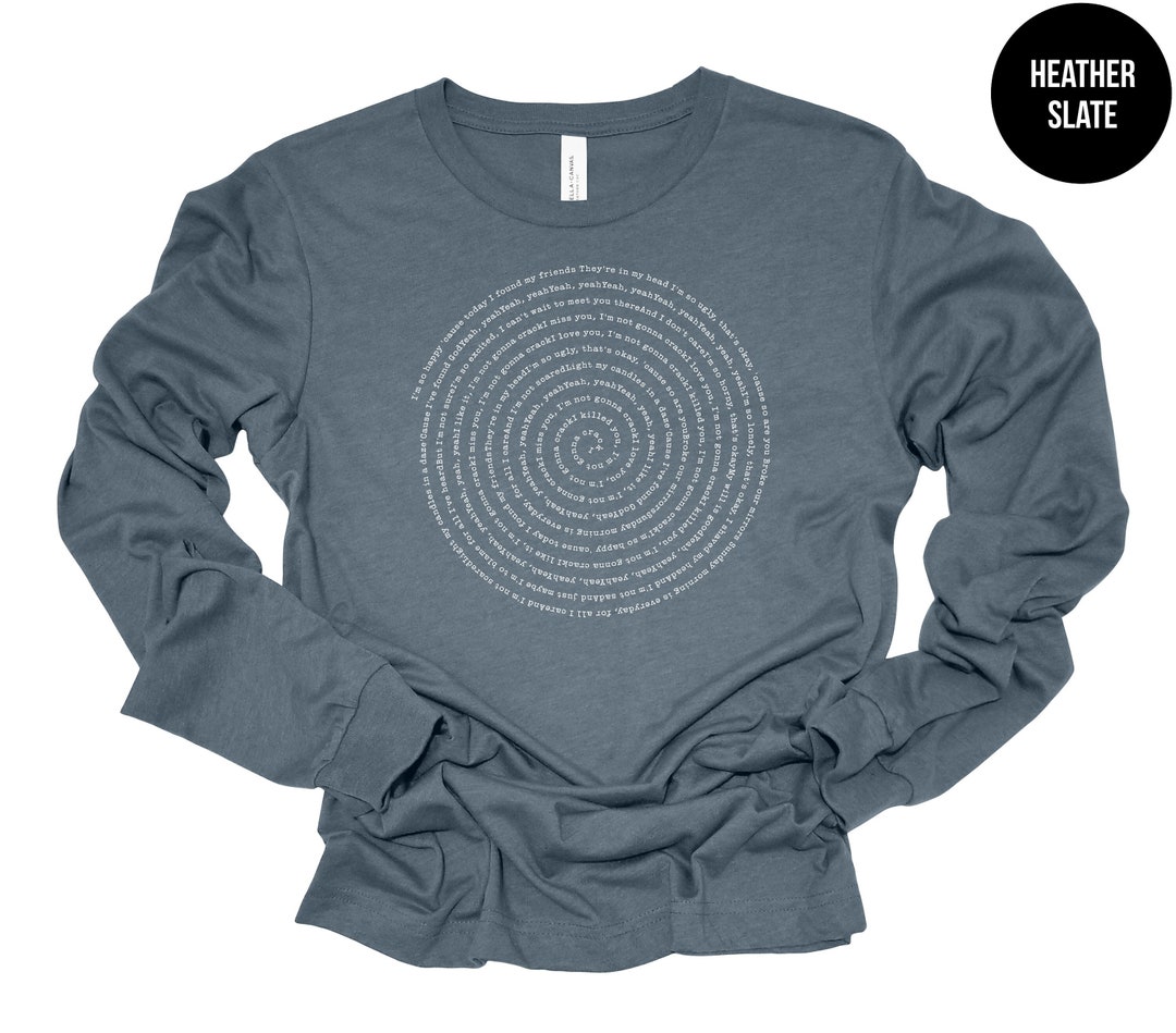 Any Song Lyrics Personalized Shirt, Custom Song Lyrics T-shirt ...