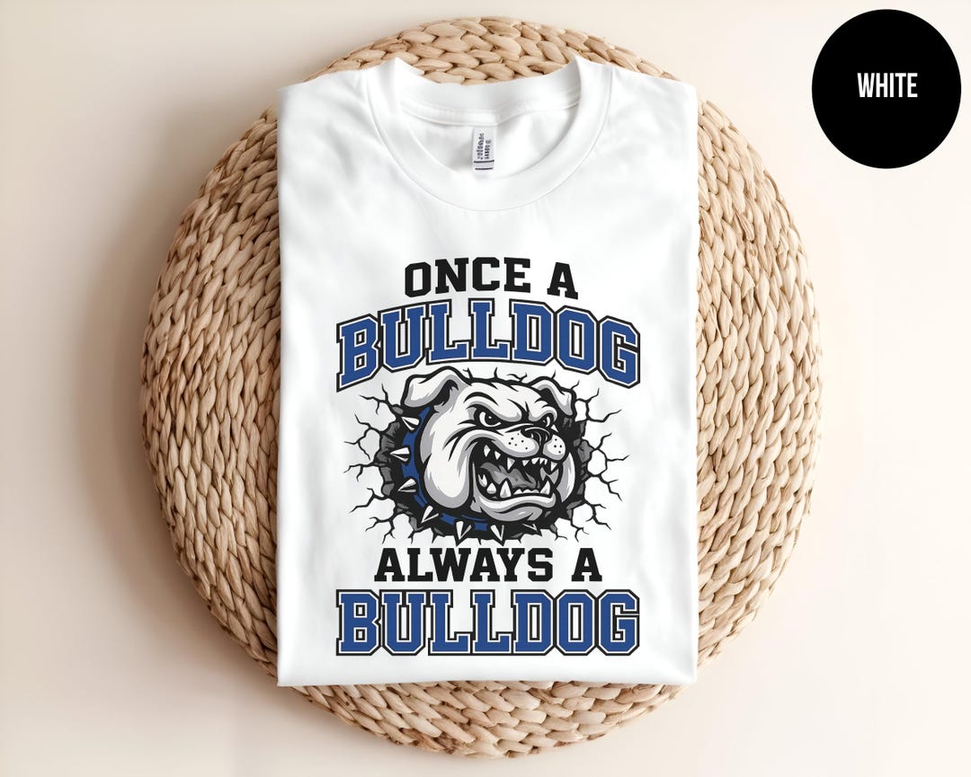 High School, Bulldog Mascot, Custom Bulldog, Bulldog Football Shirt ...