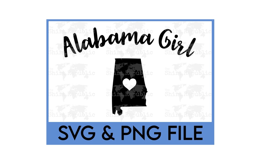 Bama Girl, Alabama Girl, Cute Alabama SVG, Girl Alabama PNG, Alabama ...
