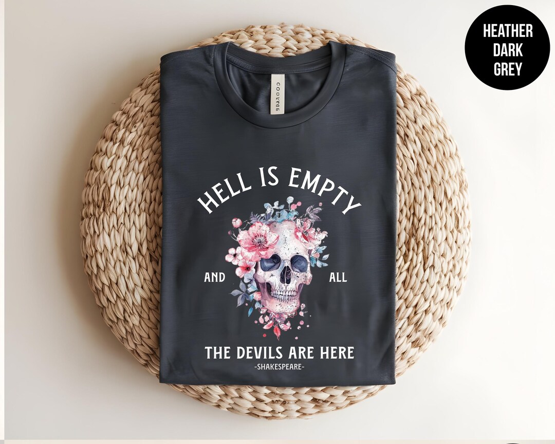 Shakespeare Quote, Whimsigoth Shirt, English Major, Reader Gift, Dark ...