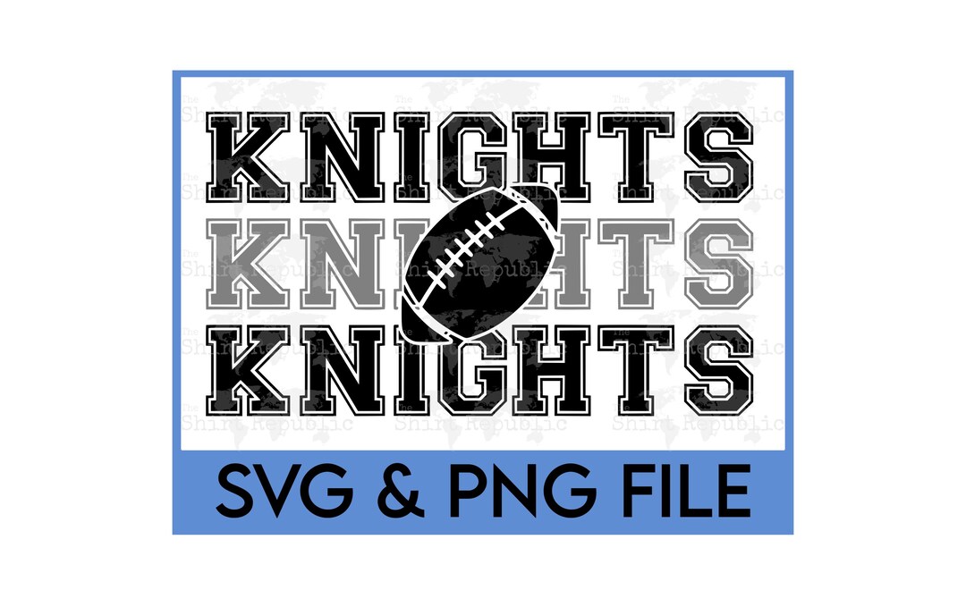 Mascota de los Knights SVG, voleibol de los Knights, baloncesto de los ...