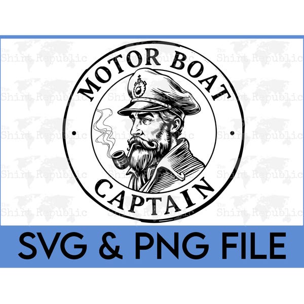 Boat Captain Svg - Etsy