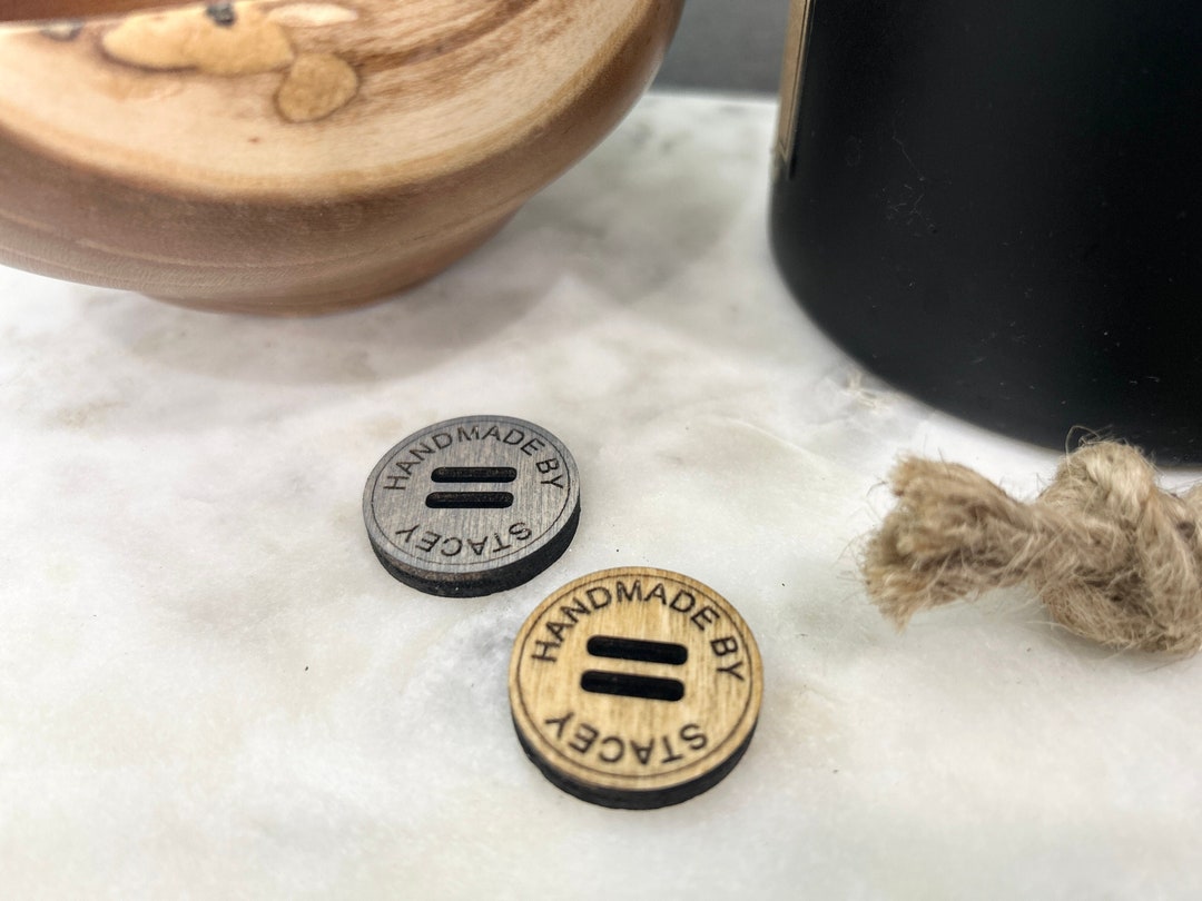 Removable Pom Buttons, Pom Tag, Pom Buttons, Clothing Labels, Sew on ...