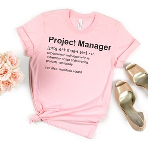 Project Manager Shirt Project Management PM Gift Project | Etsy