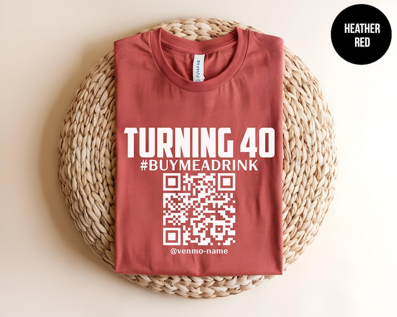 Turning 40 Shirt, Buy Me A Drink, 40th Birthday Gift, Custom Birthday ...