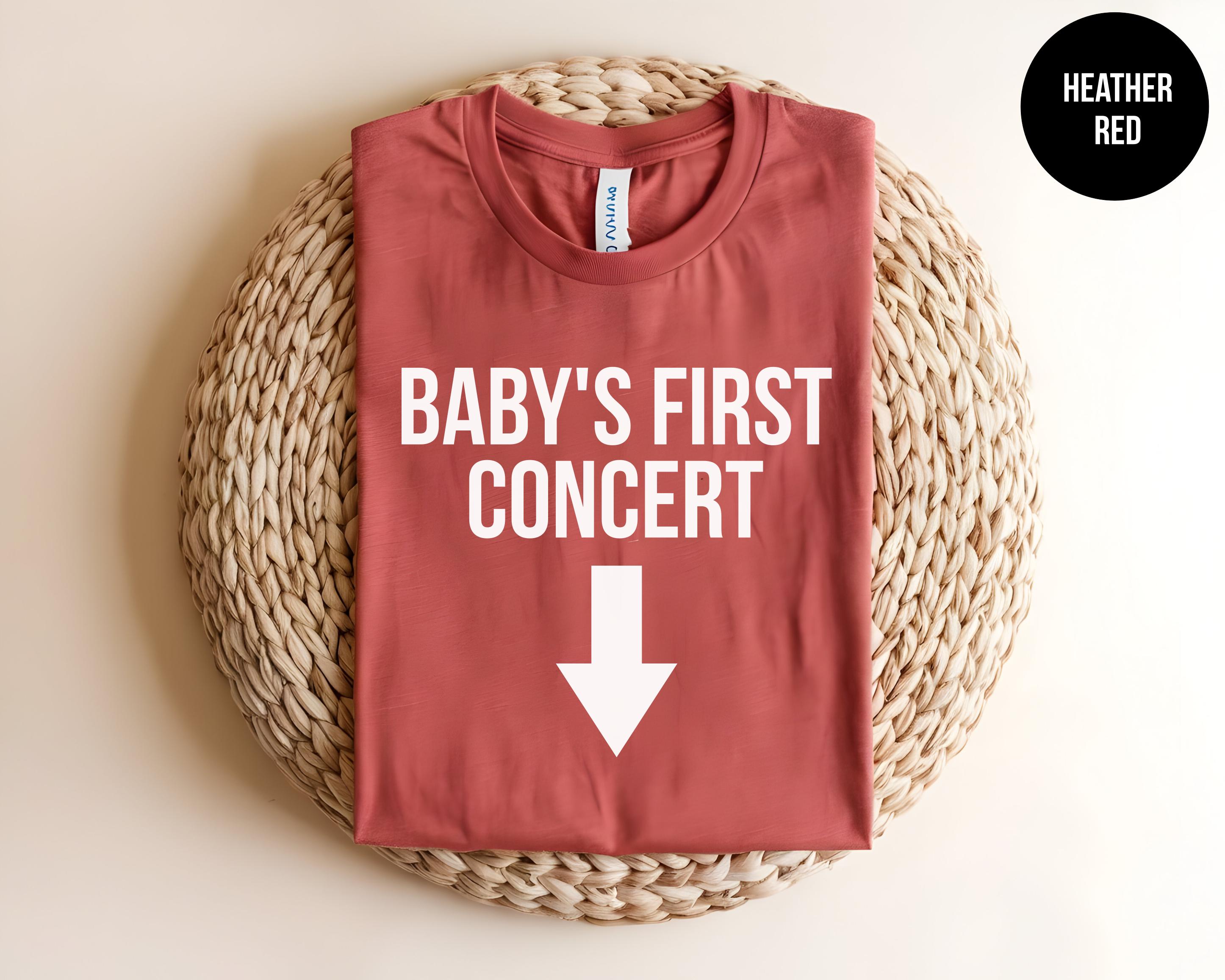 Babys First Concert, New Mom Shirt, Pregnancy Announcement, Pregnancy ...