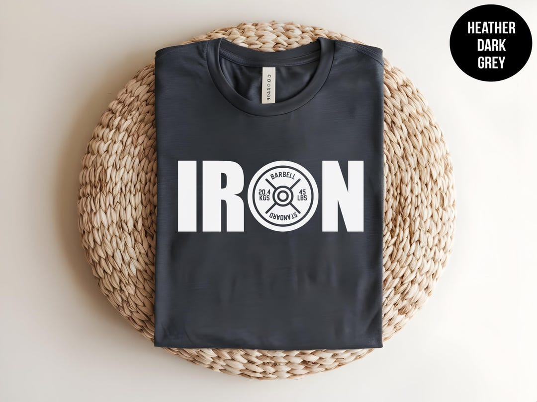 Iron Shirt, Lift Heavy, Hardest Worker, Pumping Iron, Bodybuilding Gift ...