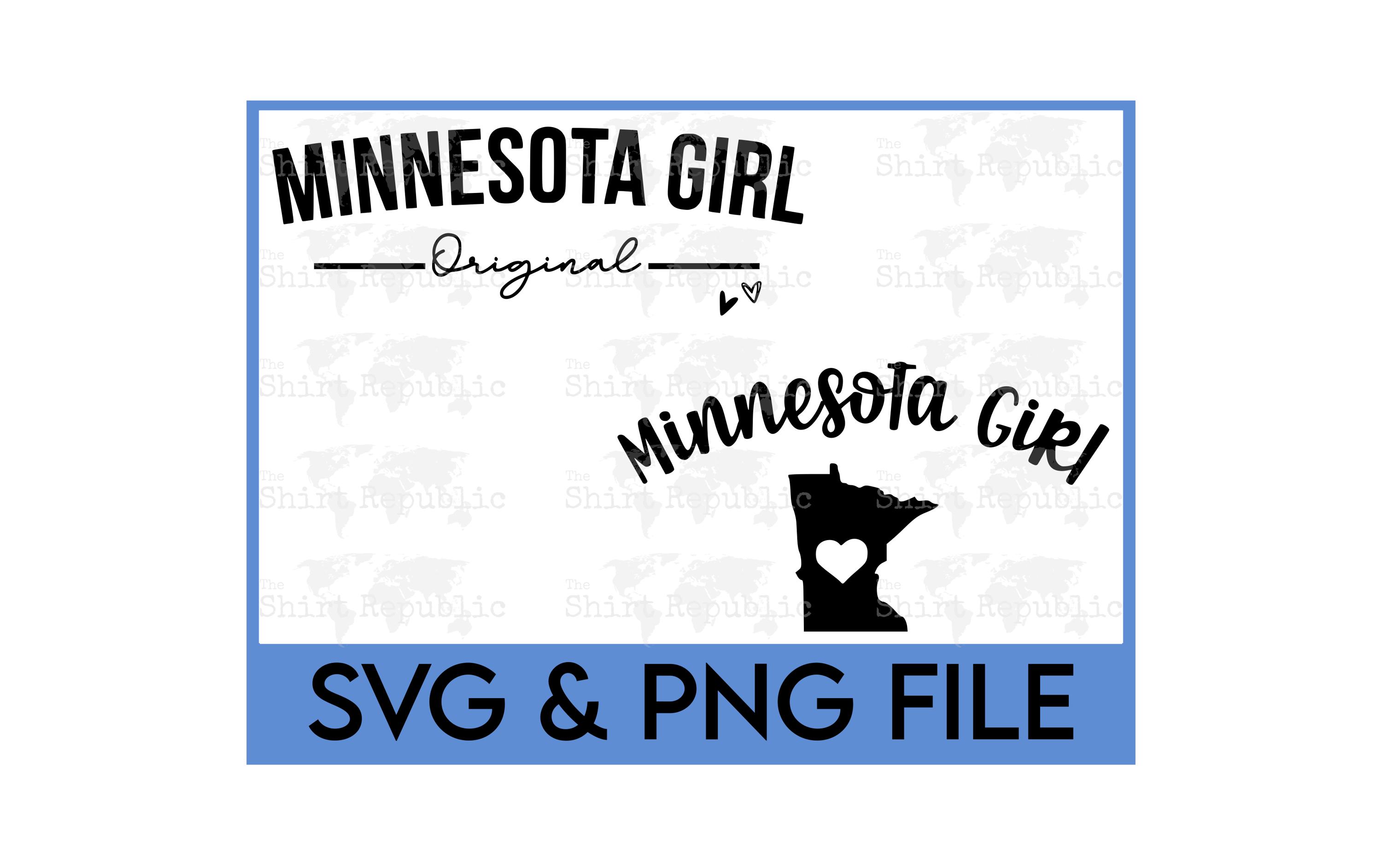 Minnesota Girl, Minnesota SVG, Love Minnesota PNG, Minnesota Gift ...