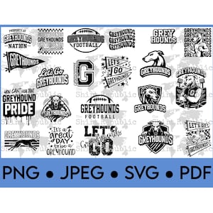 High School, Greyhound Mascot SVG, Greyhound Volleyball, Go Greyhounds ...