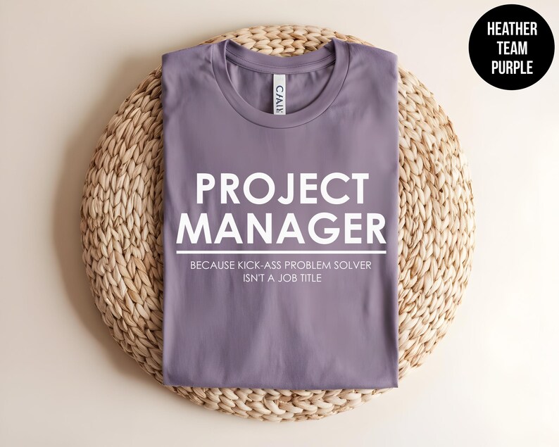 Project Manager Shirt, Project Management, PM Gift, Project Manager ...