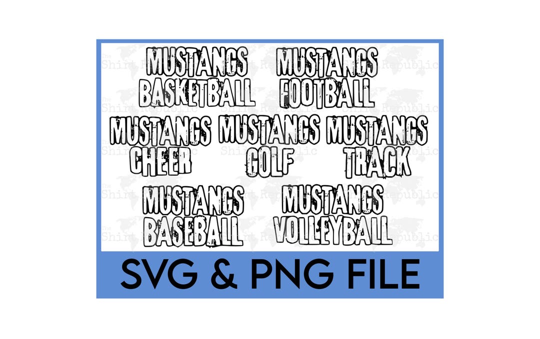 Mustangs Mascot, Mustang Football SVG, Mustangs PNG, Mustang Volleyball ...