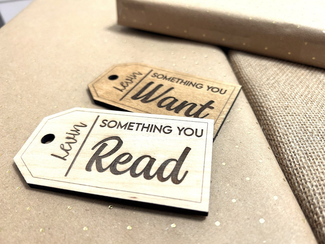 Something You Want, Christmas Gift Tags, Something You Wear, Wood ...