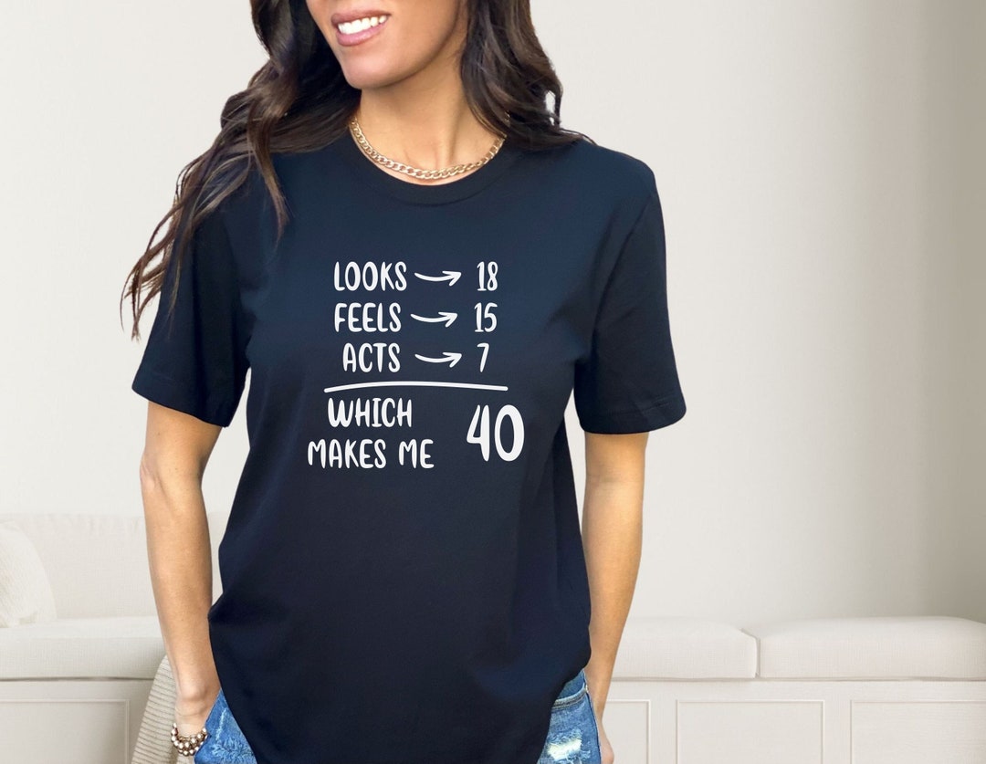 Turning 40 Shirt, Buy Me a Drink, Hello Forty Shirt, Over the Hill ...