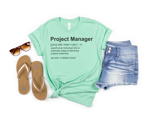 Project Manager Shirt Project Management PM Gift Project - Etsy