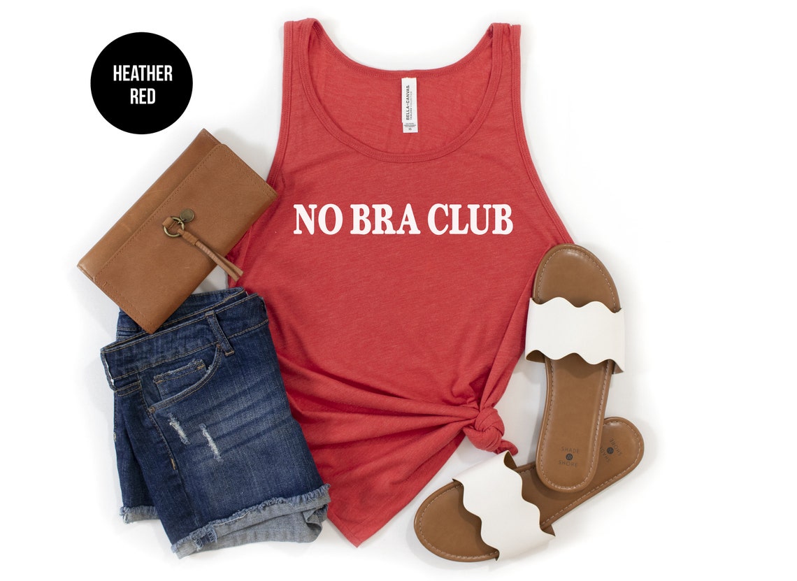 No Bra Club Hot Girl Tank Top Hot Girl Shirt Hot Wife Tank - Etsy