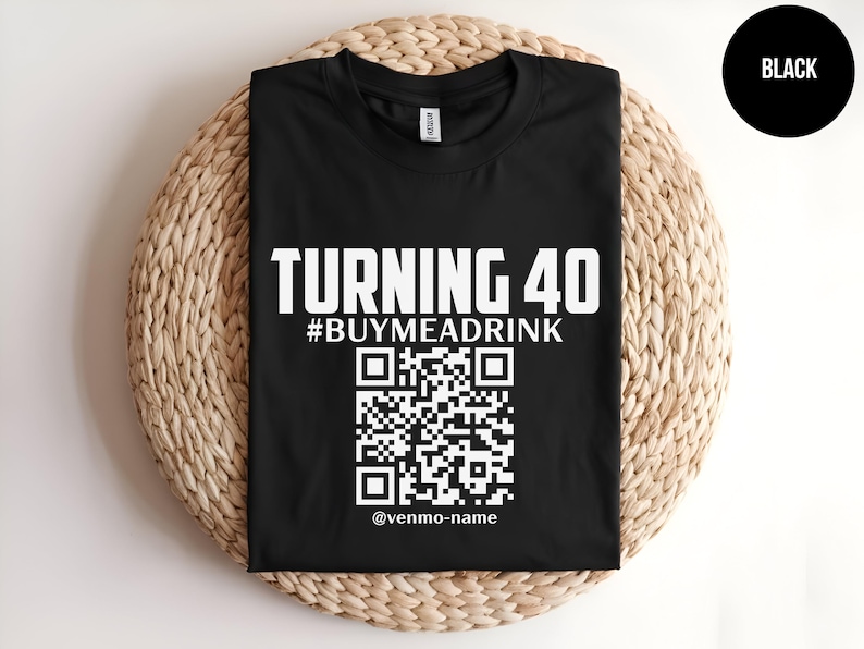 Turning 40 Shirt, Buy Me A Drink, 40th Birthday Gift, Custom Birthday ...