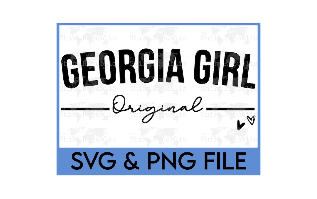 Georgia Girl, Cute Georgia SVG, Georgia State, Girl Georgia PNG ...