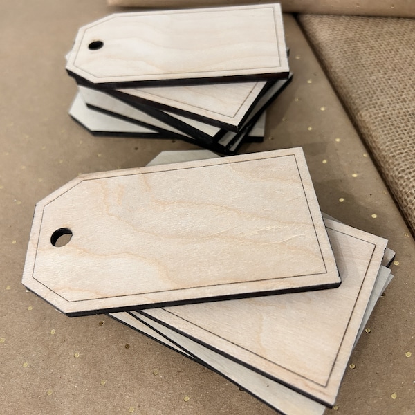 Wood Tags - Etsy